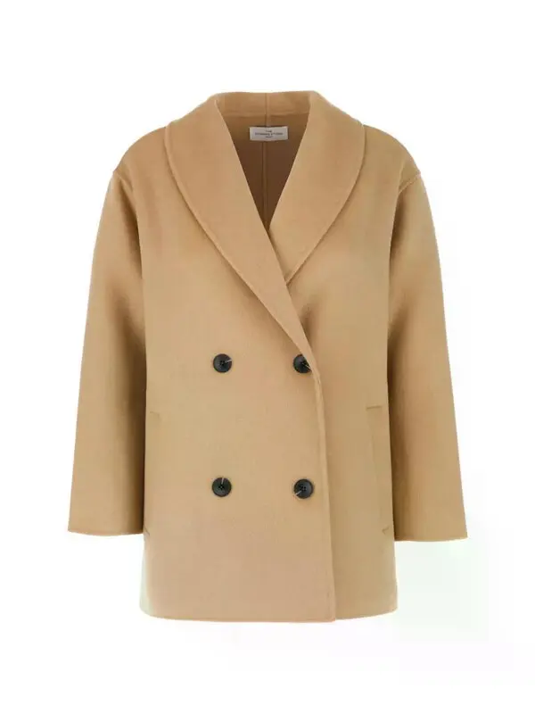 THE DYNAMIS STUDIO Double-breasted Shawl-lapel Coat
