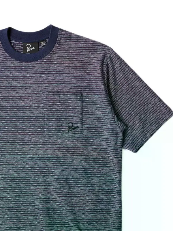 PARRA Stripe Chest-pocket T-shirt
