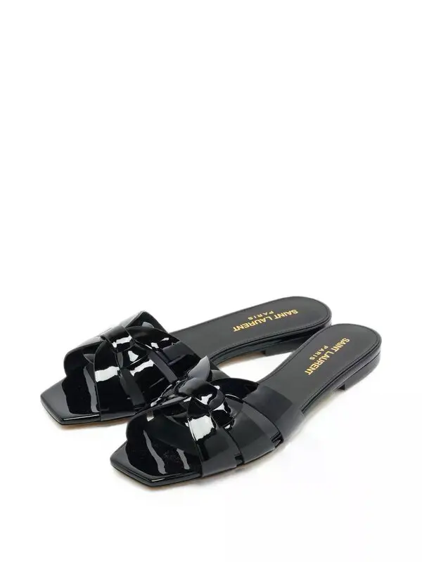 Saint Laurent Tribute Leather Slides