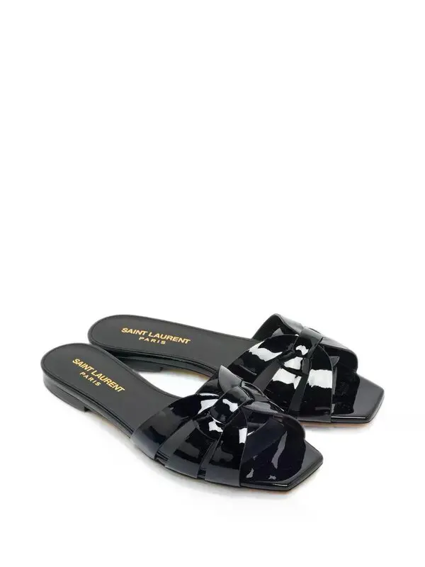 Saint Laurent Tribute Leather Slides