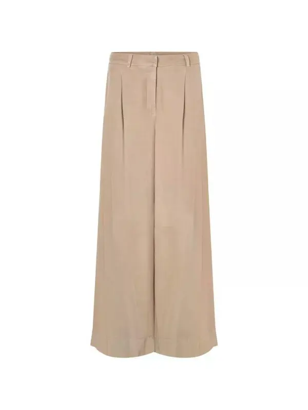 CAMBIO Adeline Pleated Wide-leg Trousers