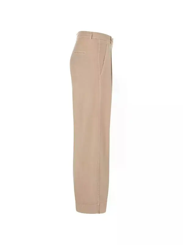 CAMBIO Adeline Pleated Wide-leg Trousers