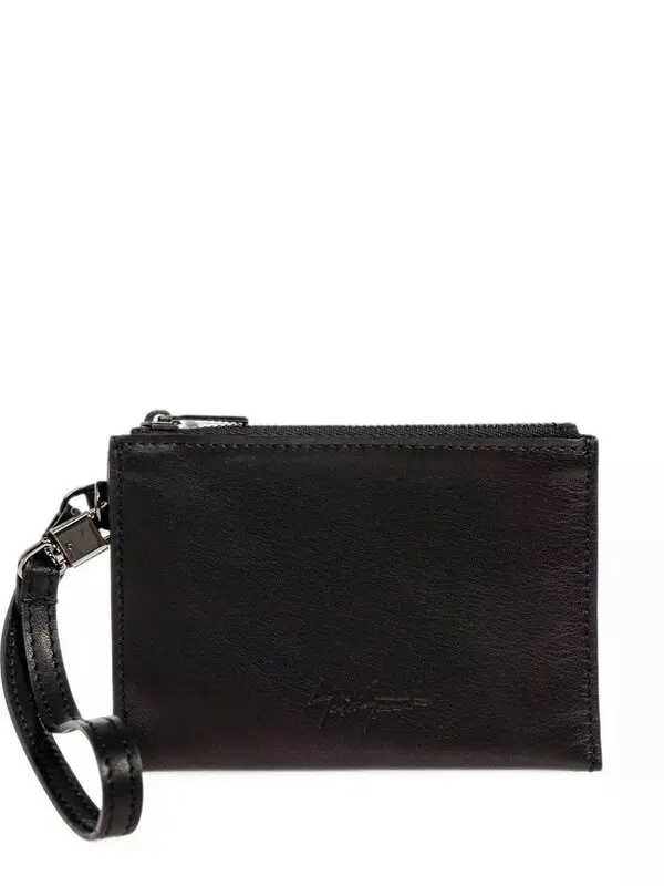 Yohji Yamamoto Logo-debossed Leather Wallet