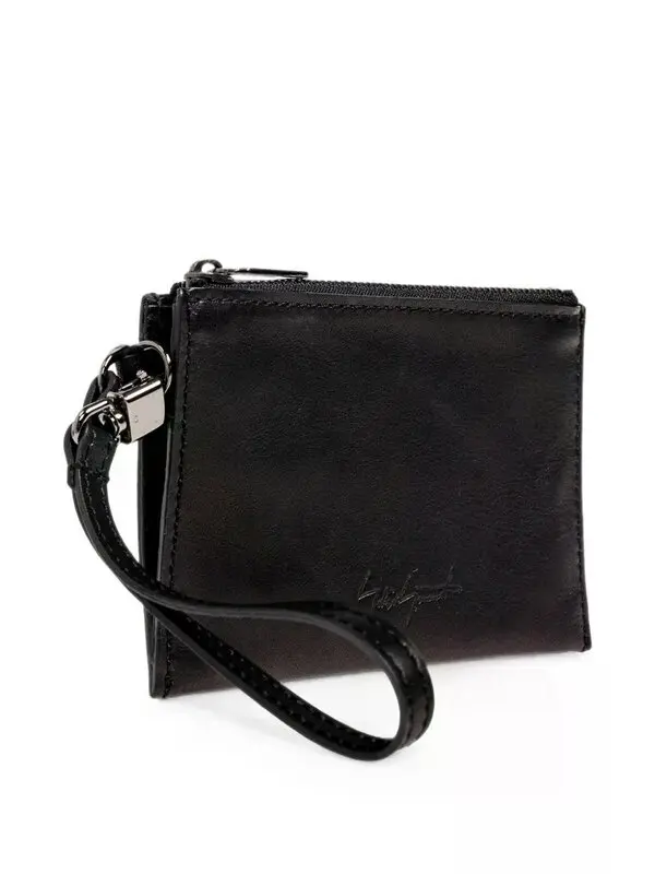Yohji Yamamoto Logo-debossed Leather Wallet