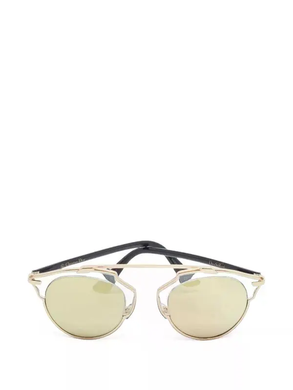 Dior So Real Aviator Sunglasses - Gold
