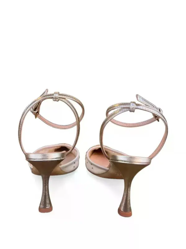 NINALILOU Amy Crystal-embellished Slingback Pumps