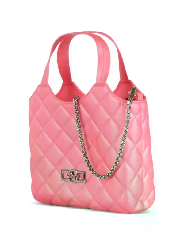MARC ELLIS Mini Flat Teen Quilted Tote Bag - Pink
