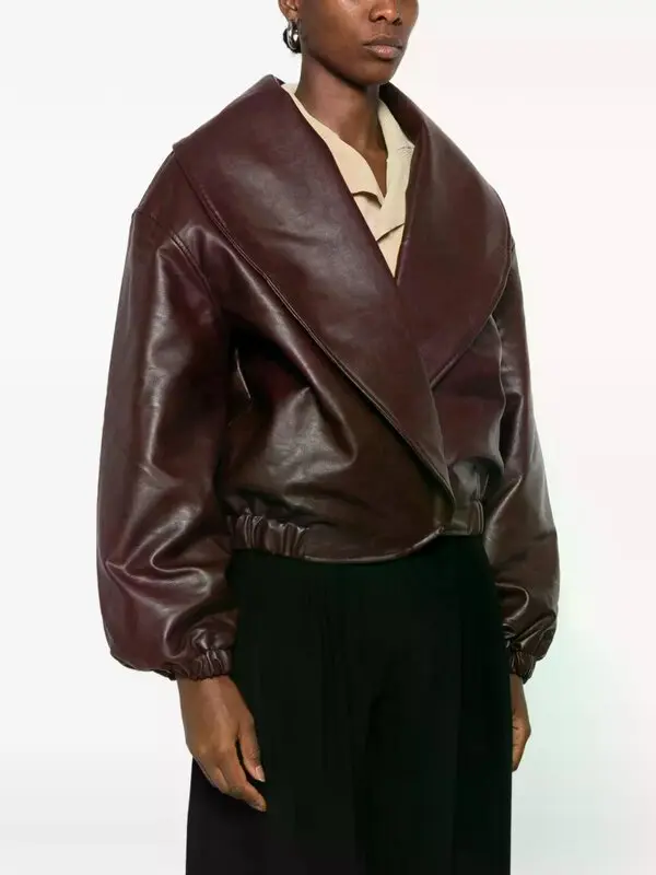 Source Unknown Eleni Bomber Jacket - Red