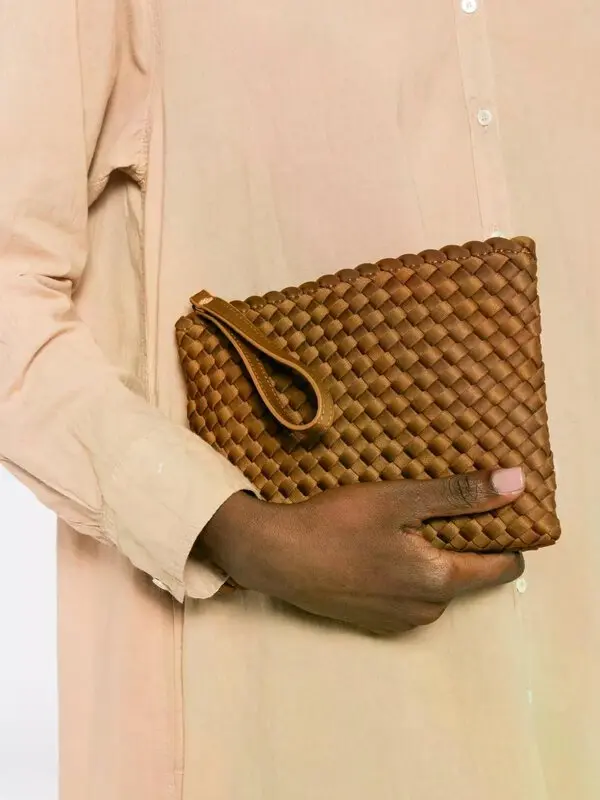 MARREA Woven Clutch Bag