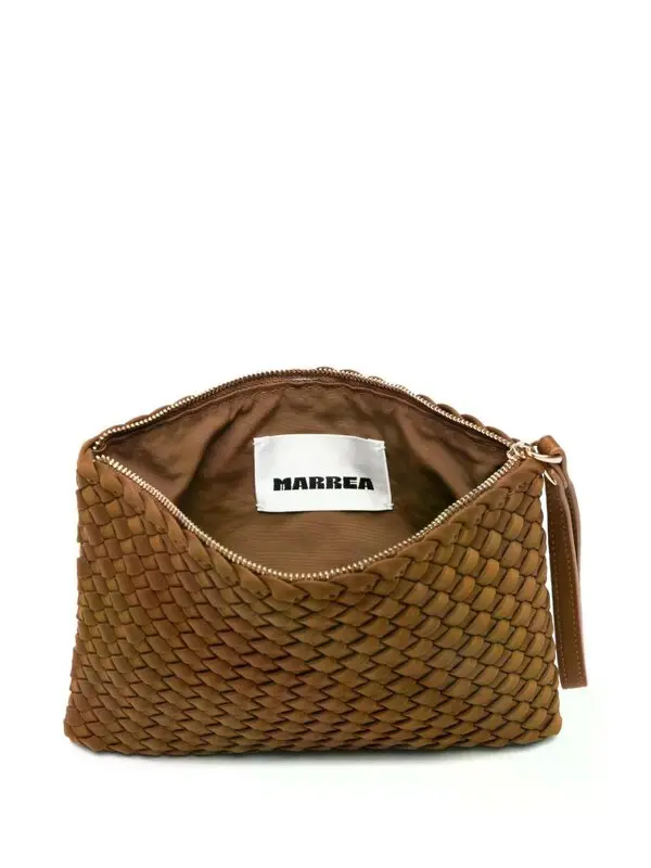 MARREA Woven Clutch Bag
