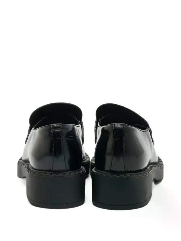 Prada Triangle Logo-plaque Loafers