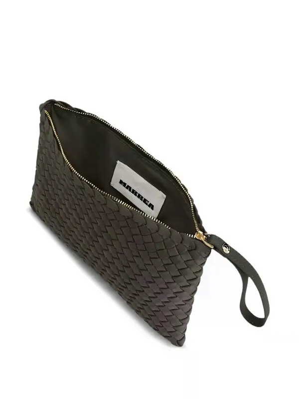 MARREA Woven-design Clutch Bag
