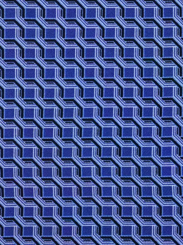 Pal Zileri Geometric-pattern Silk Scarf