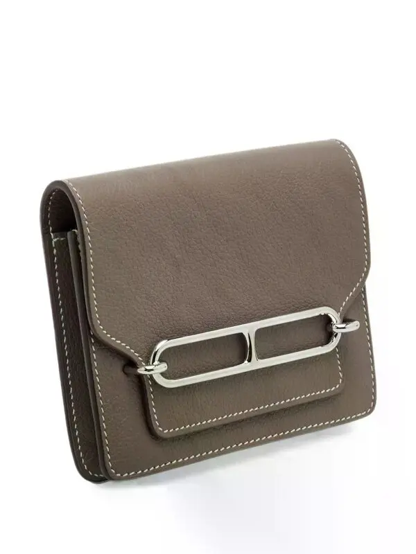 Hermès 2022 Roulis Evercolor Leather Wallet - Brown