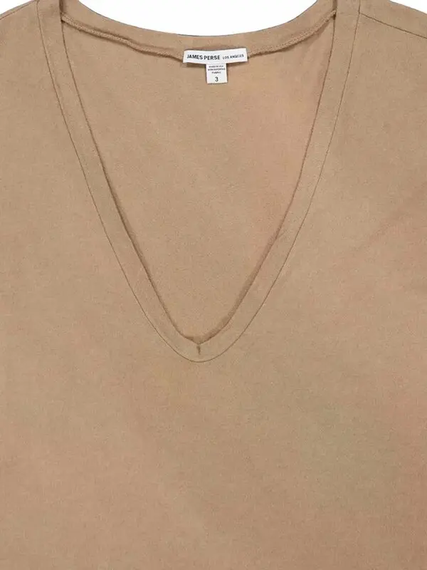 JAMES PERSE Cotton V-neck T-shirt