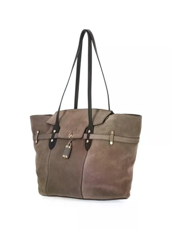 Borbonese Premiere Suede Shoulder Bag