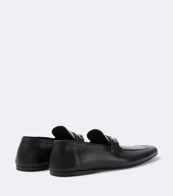 Gucci Ragazzo Horsebit Leather Loafers