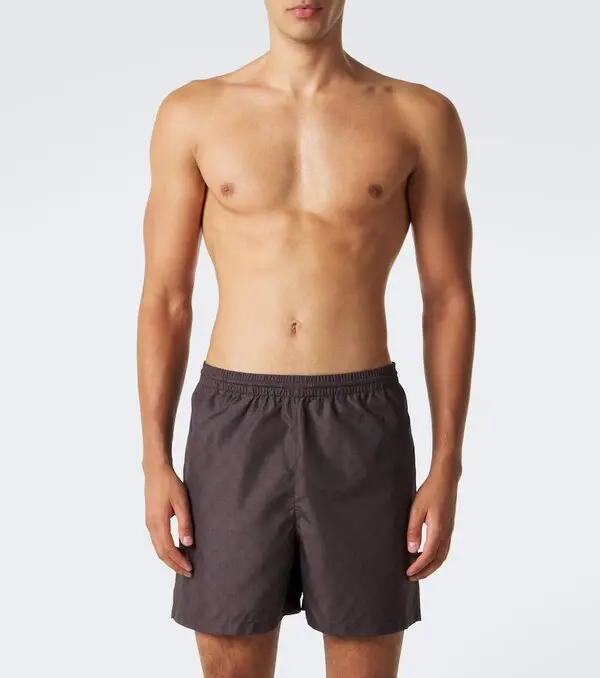 Gucci Gg Poplin Swim Trunks