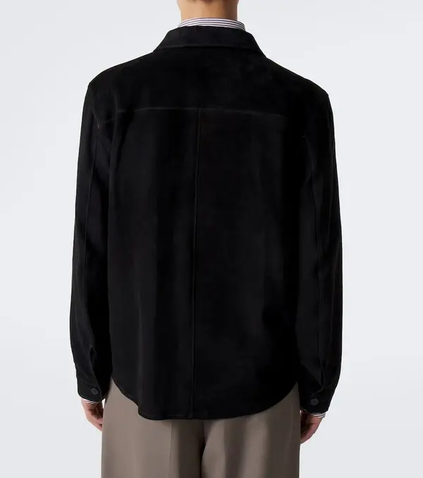 Sunspel Suede Overshirt