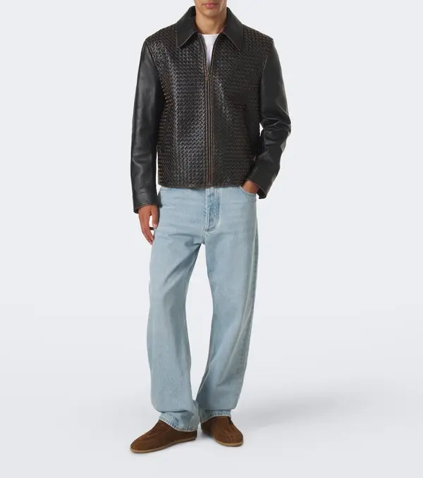 Bottega Veneta Intrecciato Suede Desert Boots