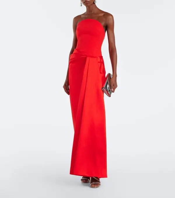 Solace London Seri Crepe Corset Gown
