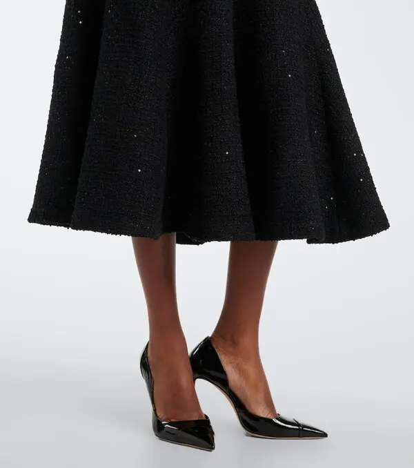 Roland Mouret Embellished Boucle Cocktail Dress