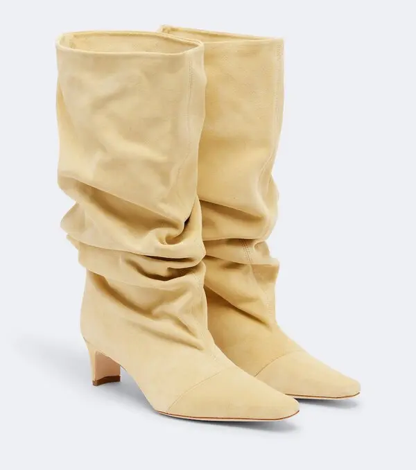 Staud Wally Suede Mid-calf Boots