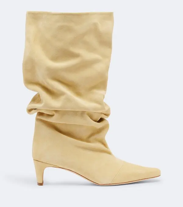 Staud Wally Suede Mid-calf Boots