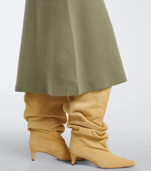 Staud Wally Suede Mid-calf Boots