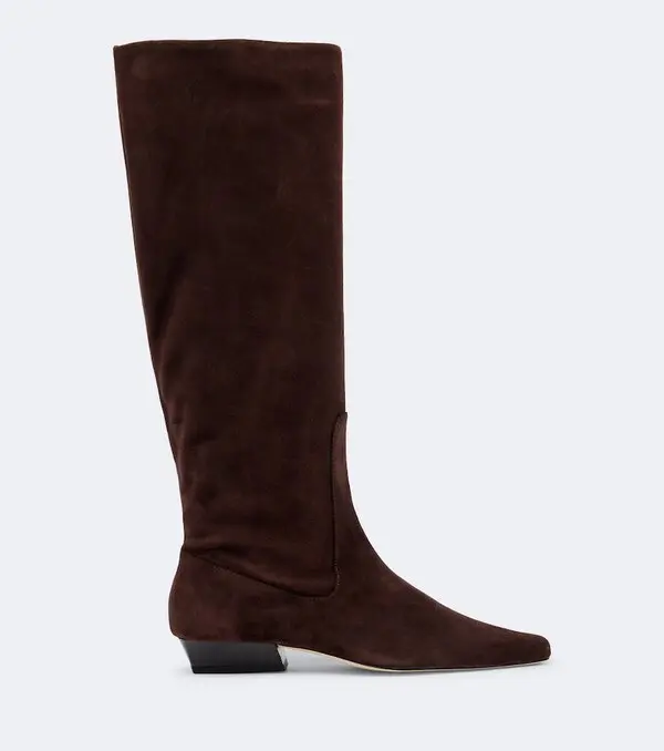 Staud Wally Suede Knee-high Boots