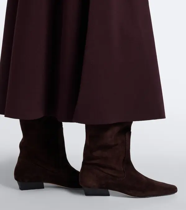 Staud Wally Suede Knee-high Boots