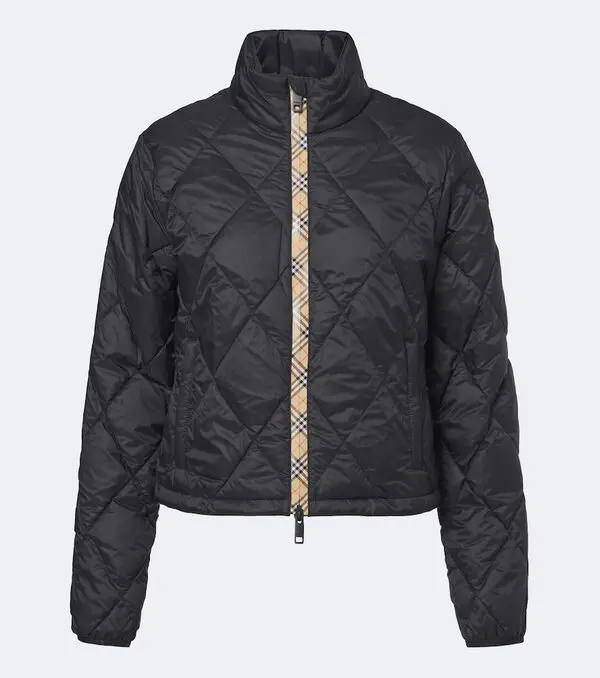 Burberry Check Quilted Puffer Jacket