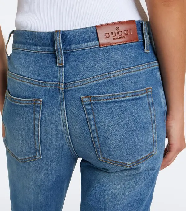Gucci Mid-rise Flared Jeans