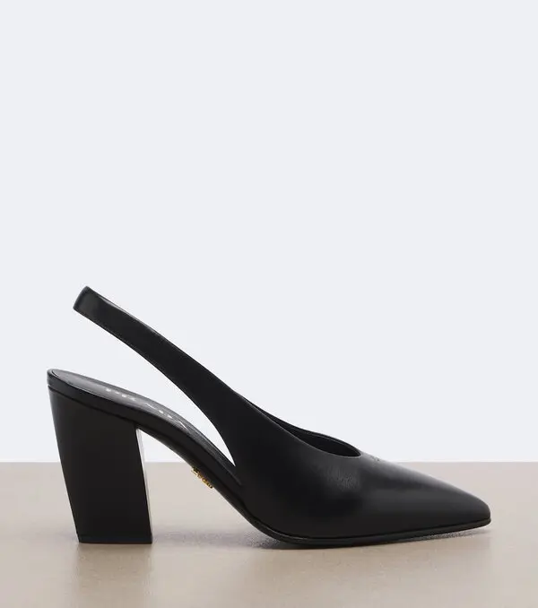 Prada Leather Slingback Pumps