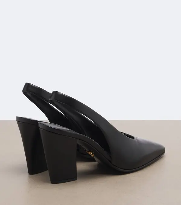 Prada Leather Slingback Pumps