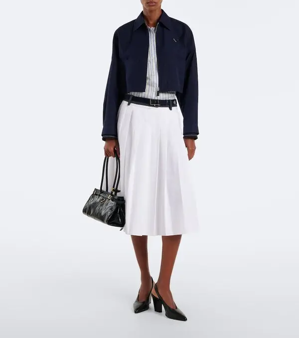 Prada Leather Slingback Pumps