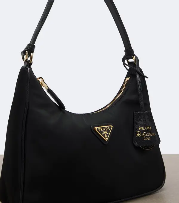 Prada Re-edition 2005 Re-nylon Shoulder Bag - Black