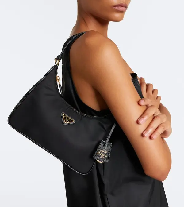 Prada Re-edition 2005 Re-nylon Shoulder Bag - Black