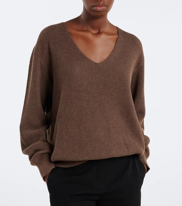 THE ROW Phef Cotton And Cashmere Sweater