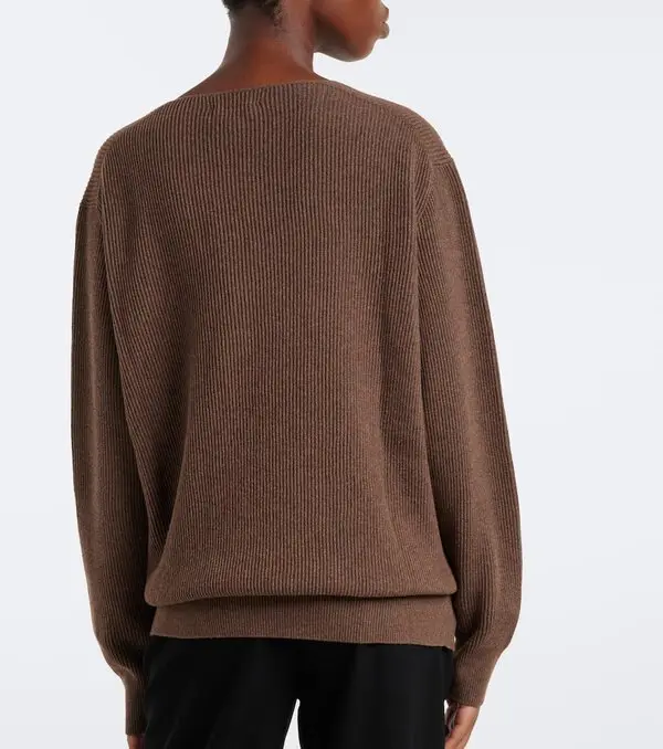 THE ROW Phef Cotton And Cashmere Sweater