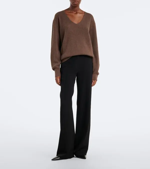 THE ROW Phef Cotton And Cashmere Sweater