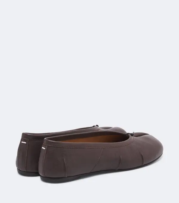 MAISON MARGIELA Tabi Leather Ballet Flats