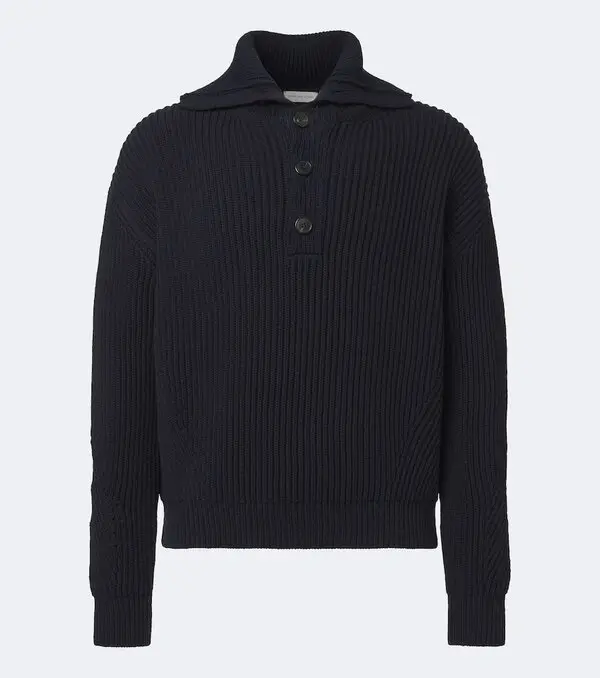 Dries Van Noten Ribbed-knit Wool Sweater