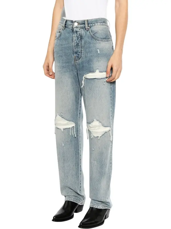 Amiri Logo-patch Jeans