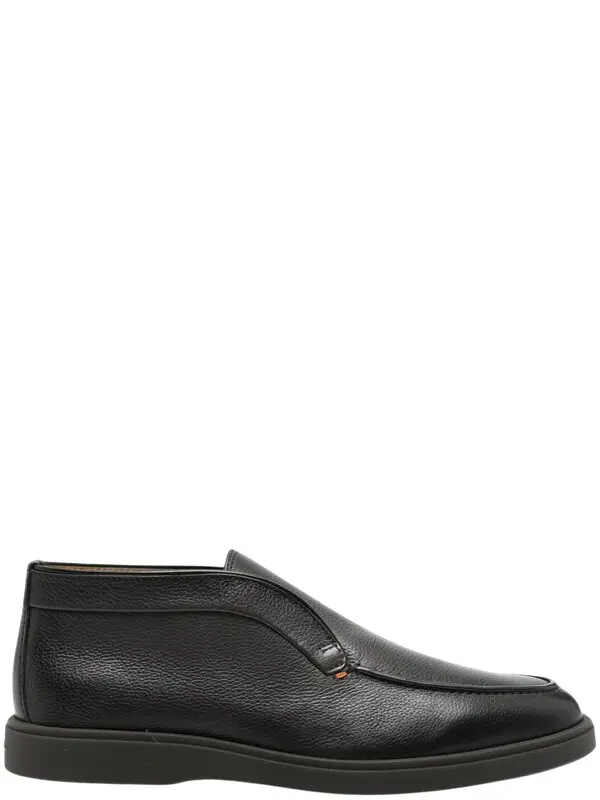 Santoni Detroit Leather Loafers