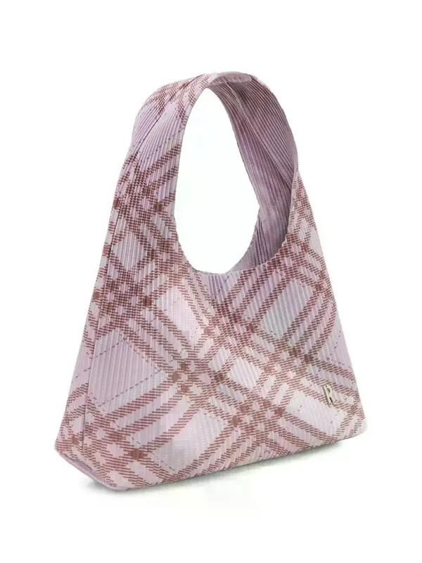 REPLEAT Billy Tartan Pleated Tote Bag