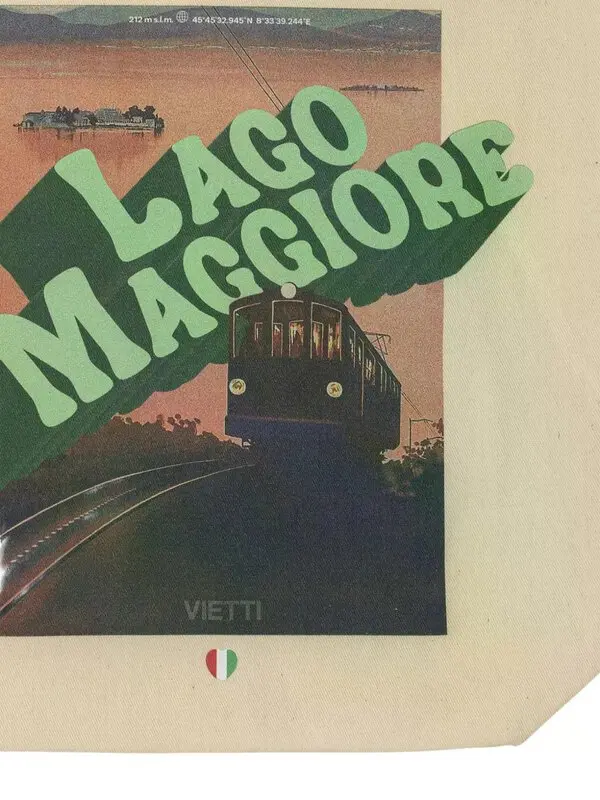 VIETTI MERCHANDISE Lago Maggiore Print Tote Bag