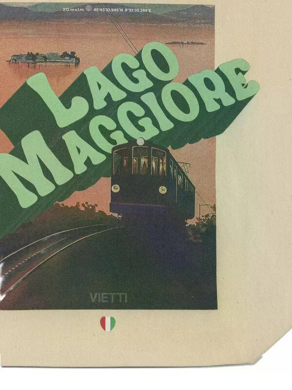 VIETTI MERCHANDISE Lago Maggiore Print Tote Bag