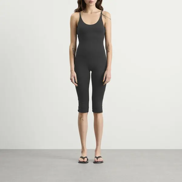 SKIMS Smooth Layers Skimpy Strap Catsuit - Obsidian
