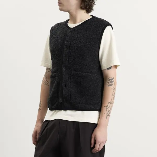 Universal Works Bouclet Fleece Lancaster Gilet